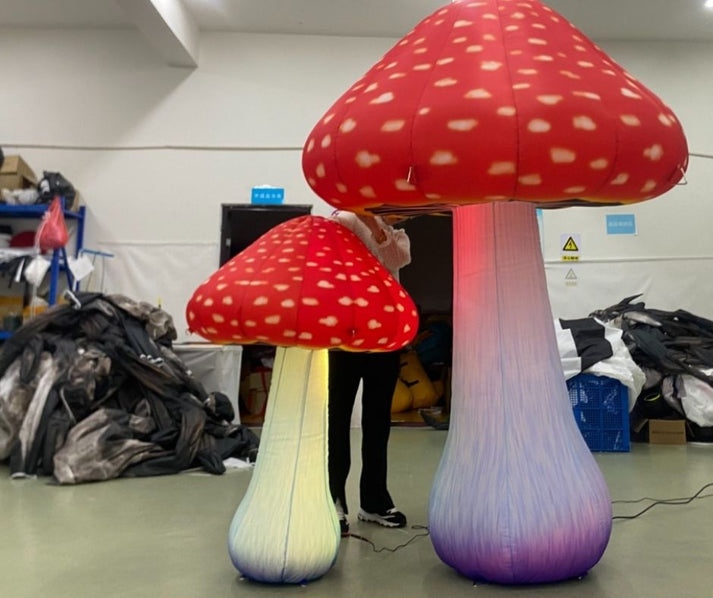 Giant Inflatable Mushroom Decorations For Events – Trippy Creations