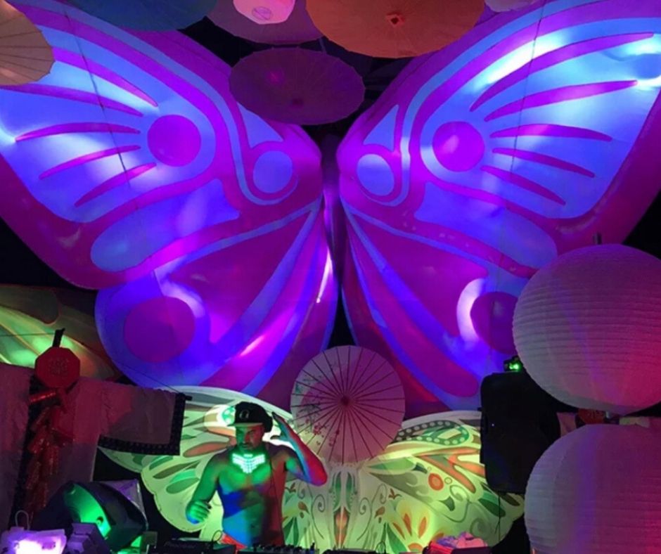 Inflatable Butterfly Backdrop Decorations for Any Event – Trippy Creations