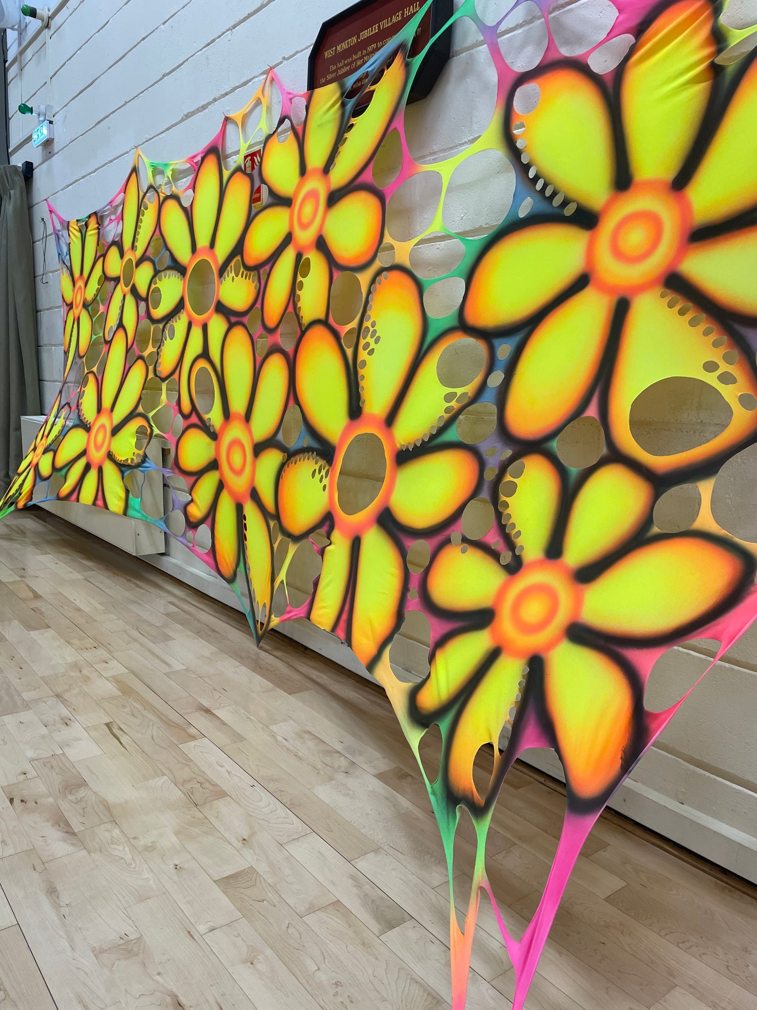 Enter the world of UV decorations, LED Inflatables and trippy art ...