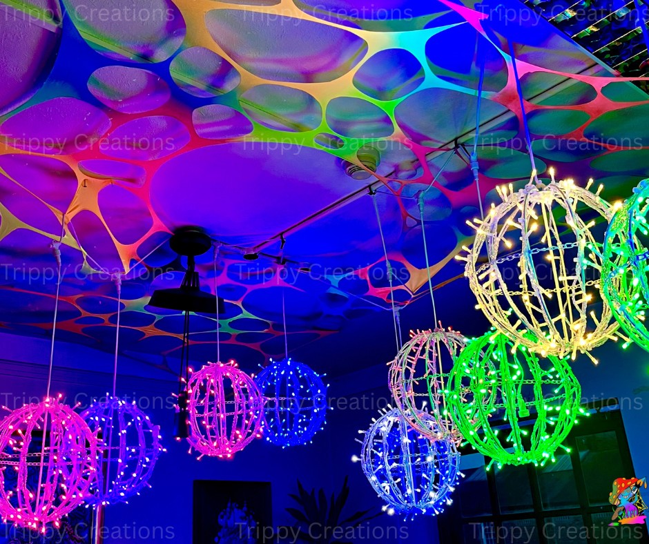 Waterproof LED Dangling Orb Lights | Immersive Event Lighting – Trippy ...